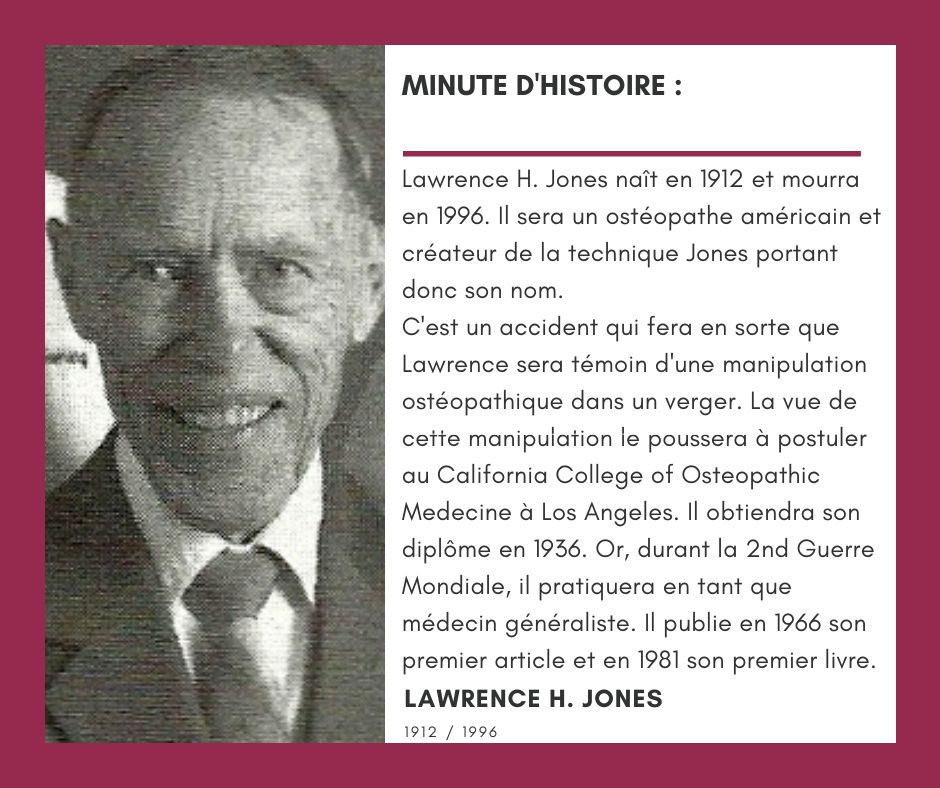 Etude - La technique Jones Strain-Counterstrain pour les kinés